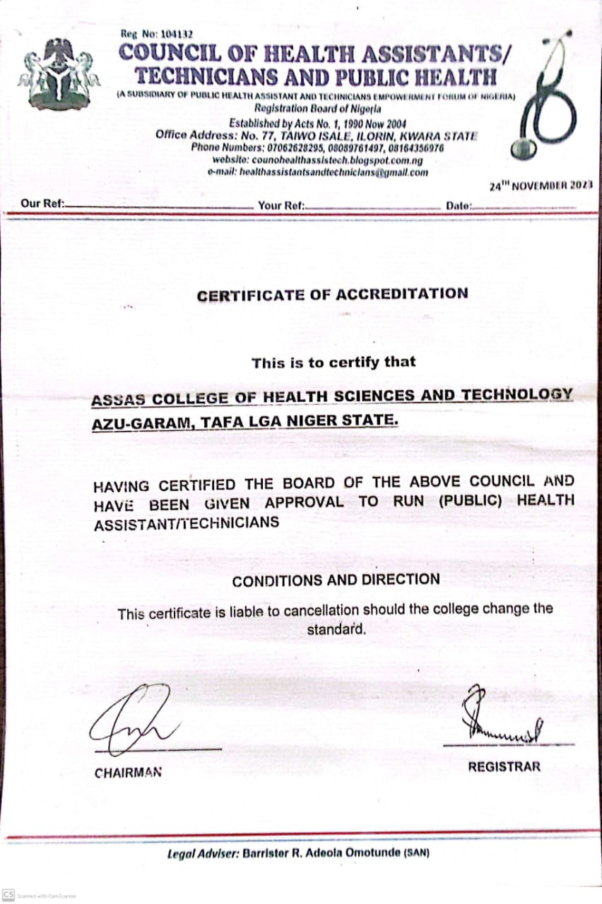 Home - Assas College of Health Sciences and Technology